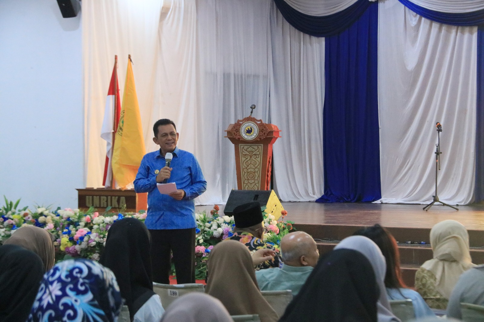Jadi Pemateri Kuliah Umum di UNRIKA Batam, Ansar Ajak Mahasiswa Siapkan ...