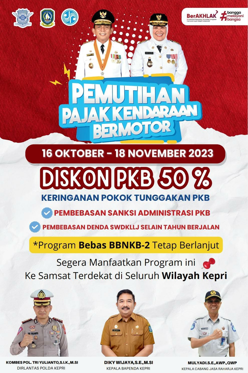 Pemprov Kepri Gelar Program Pemutihan Pajak Kendaraan Bermotor ...