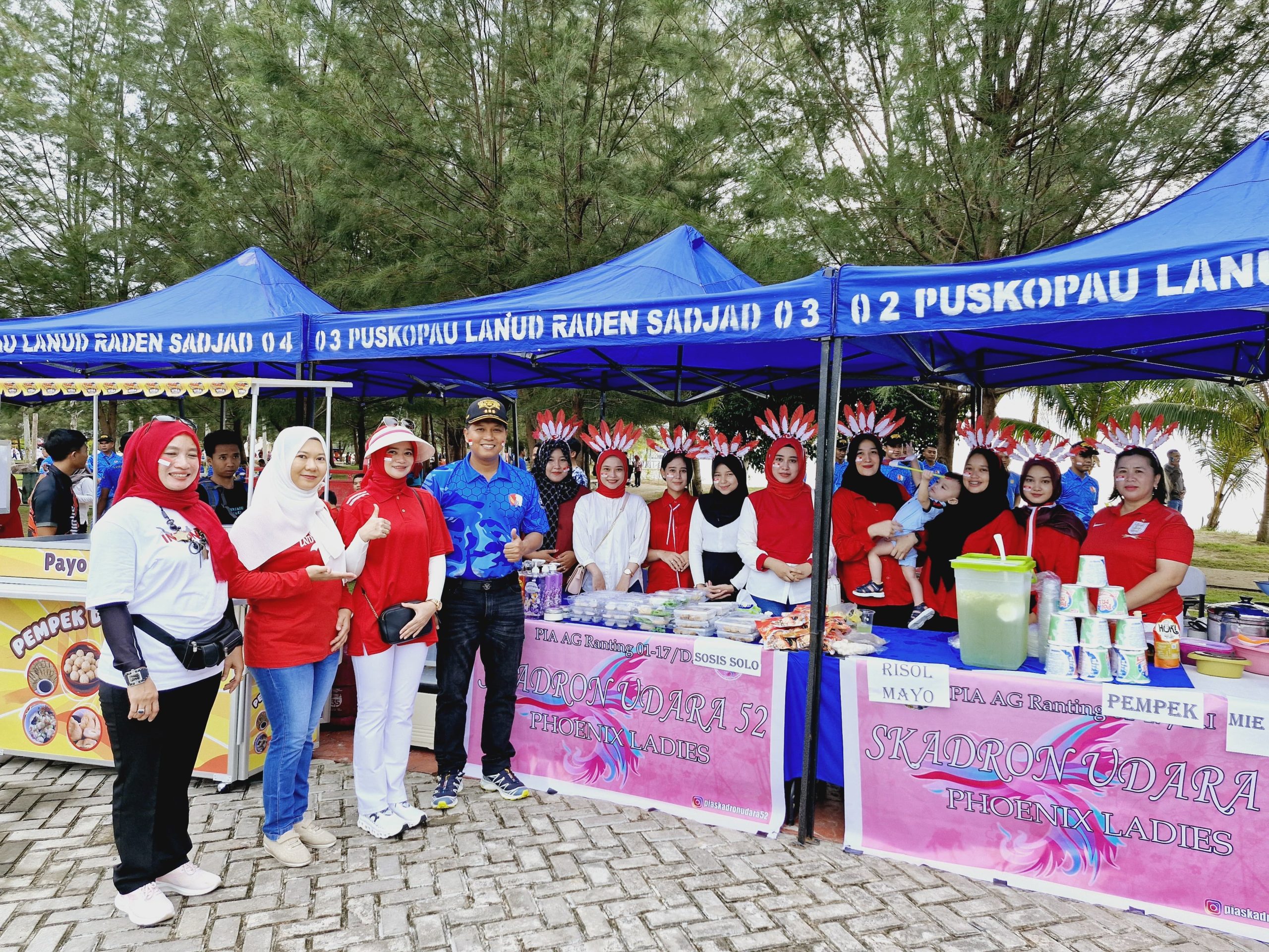 Meriahkan HUT ke-79 RI: Lanud Raden Sadjad Angkat UMKM Natuna di Pasar ...